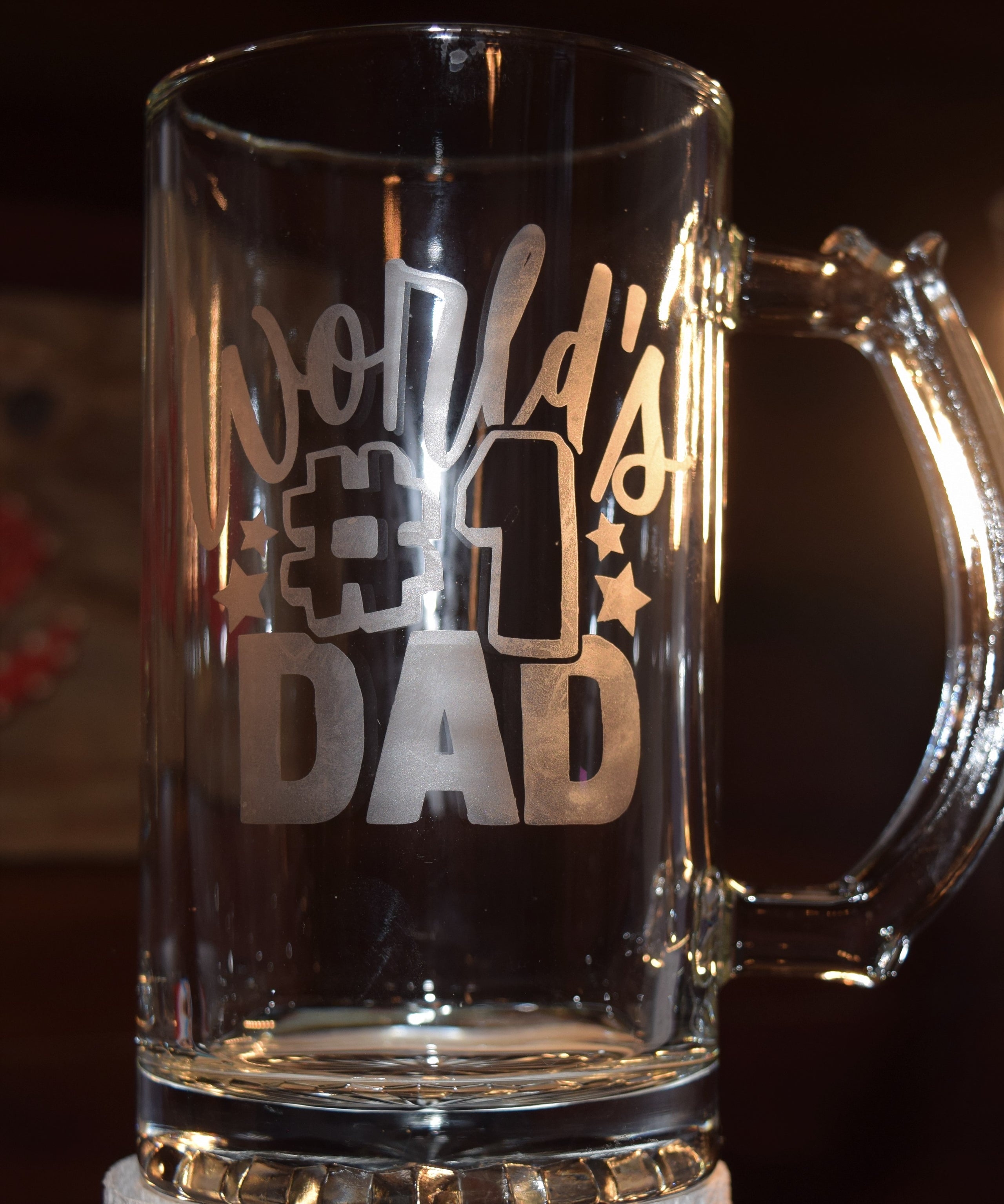 Custom etched beer mugs - 16oz - perfect for gifts for Father's day ...